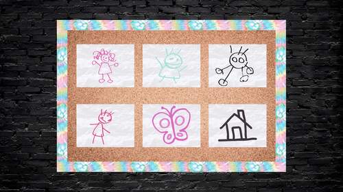 Boho Tie Dye Printable Bulletin Board Border Classroom Decor | TPT