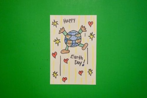 how to draw happy earth