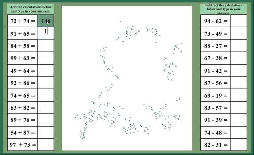 Mystery Digital Pixel Art NO PREP - Stocking 2-digit Addition and ...