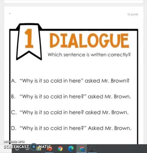 Punctuating Dialogue Digital Color by Click Google App by Edit or Regret It