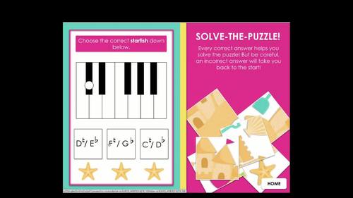 At the Beach | Piano Keyboard 2: Accidentals | Interactive Digital ...