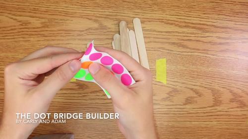 The Dot by Peter Reynolds Bridge READ ALOUD STEM™ Activity Distance ...