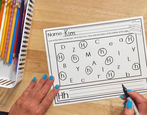 Letter Identification K-1 Literacy Group/Centers/Intervention/Letter ...