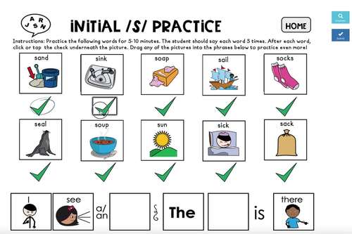 Big Articulation Homework Bundle for Speech Therapy + BOOM Cards