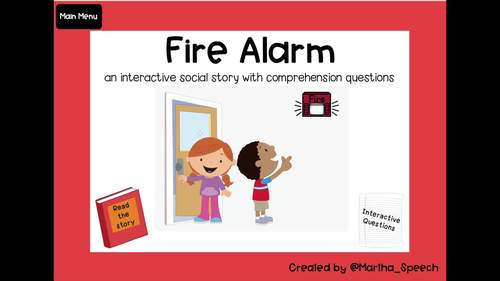 School Safety - Fire Alarm & Lockdown - No Print, Interactive Story ...