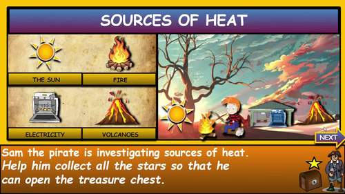 Sources of Heat Powerpoint + Worksheets. Heat Sources. Middle School ...
