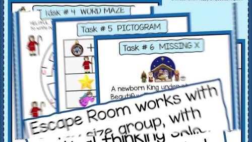 Back to Bethlehem Escape Room Team Building Activity December Puzzle ...