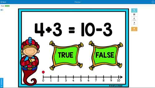 Math Boom Cards True or False Equations by Krafty In Kinder Shop