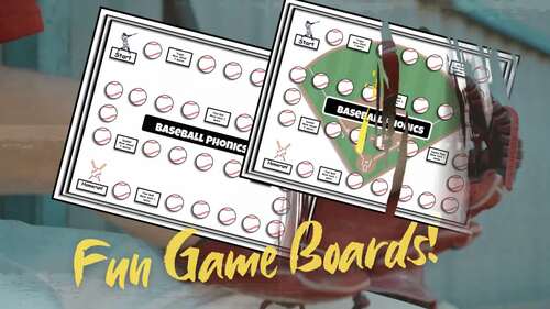Hard and Soft G and C Baseball Phonics Game and Activity for HD Word ...