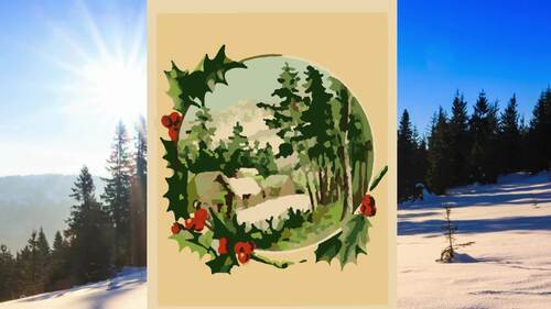 Winter Village Color-by Numbers - Vintage Christmas Painting! by ...