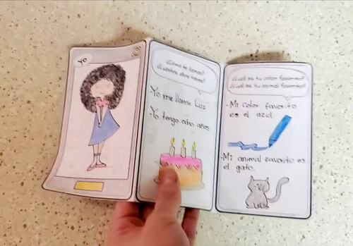 Spanish All About Me Phone Activity by LudicLanguage | TPT