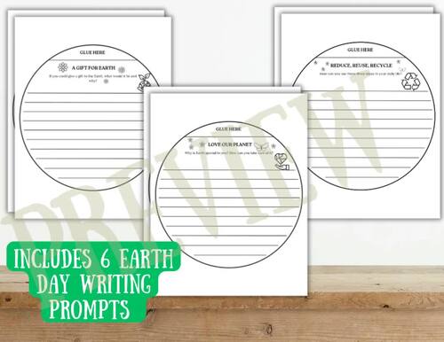 Earth Day Writing Activities Prompt Earth Day Craft Worksheets 3rd 4th ...