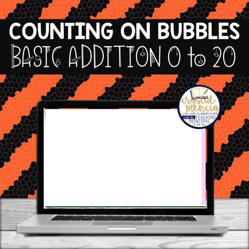 Halloween Count On Bubbles Addition Within 20 Boom Cards™ | Digital ...