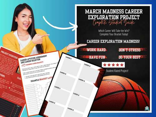 March Madness Career Exploration Project by TEaCH WITH ME DR T | TPT