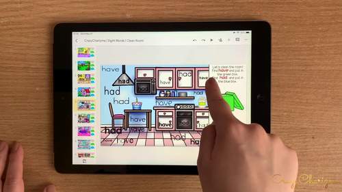 Kindergarten Sight Words Google Classroom by CrazyCharizma | TpT