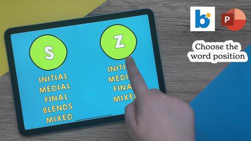 s & z Color By Speech Artic Game Spring Theme Boom™ Card, PPT & Printable