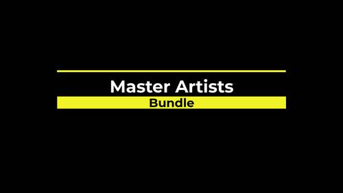 MASTER ARTISTS BUNDLE | 4 EASY Drawing & Painting Video Lessons & Art ...
