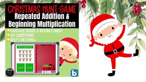 Christmas Beginning Multiplication & Repeated Addition Facts Game ...
