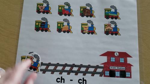 ch Sound Initial and Final Position Interactive Printable Speech Action ...