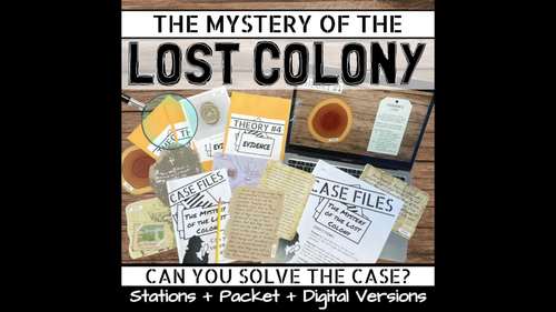 The Mystery of the Lost Colony of Roanoke Primary Sources Research Activity