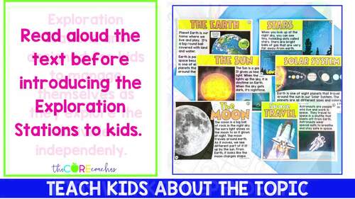 Space Activities for Preschool & Pre-K, Space Exploration Stations