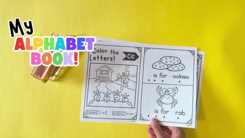My Letter C Book | Letter C Worksheets | Alphabet Mini Booklet by Kids ...