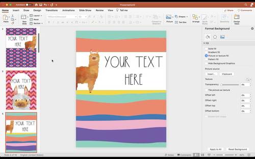 Llama Binder Covers and Spines - Editable by A Teacher and her Cat