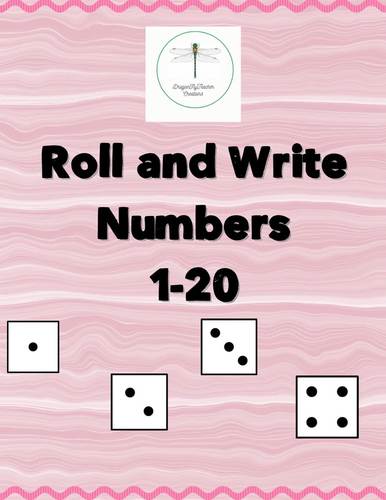 Roll and Write Numbers 1-20 by The Joyful Dragonfly | TPT