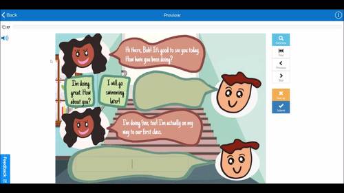 Social Skills Topic Maintenance: What Could Bob Say? (Level 2) Boom Cards™