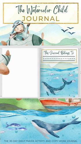 Children's 30 Day Daily Prayer, Activity and Copy-Work Journal | TPT