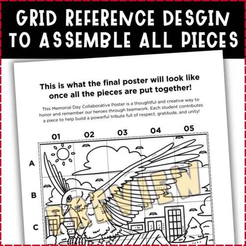 May Coloring Pages for Memorial Day & Summer – End of Year Poster Fun