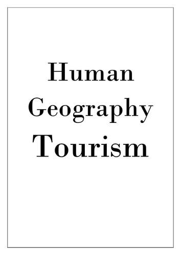 Geography Tourism Worksheets by Worksheet Whisperer | TPT