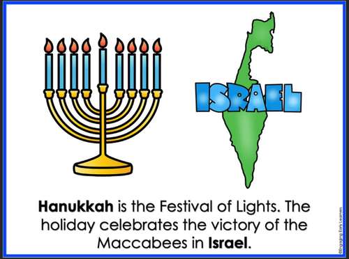 Hanukkah Mega Pack of Activities and Story for Preschool PreK Kindergarten