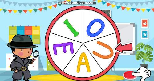 Ruleta de Vocales by Psicoeduca Con Pao | TPT