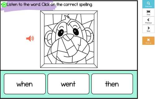 BUNDLE | Color by Sight Words | FIRST GRADE | Digital BOOM CARDS™