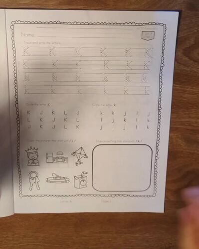 Daily Phonics Worksheets Unit 4 Kindergarten Benchmark Advance by ...