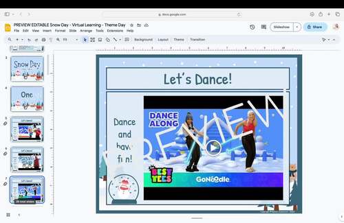 Snow Day - Virtual Learning, Distance Learning, Seesaw, Google Slides ...