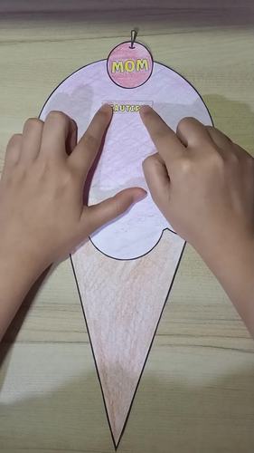 Mothers Day Craft Ice Cream Cone Writing Card Activity Prompt Mum Mom ...