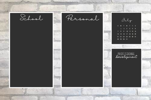 Farmhouse Desktop Organizer with Icons by Pips Picks | TPT