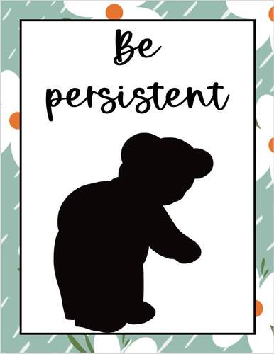 Retro Boho Daisy Classroom Library Posters with Book Character Silhouettes