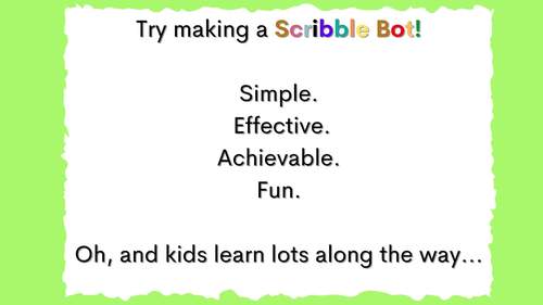 STEM challenge electric circuits and simple machines scribble bot ...