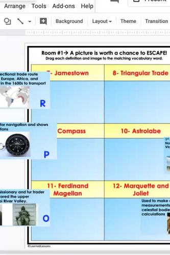 Explorers Digital Escape Room, Breakout Room Test Prep, Google | TPT