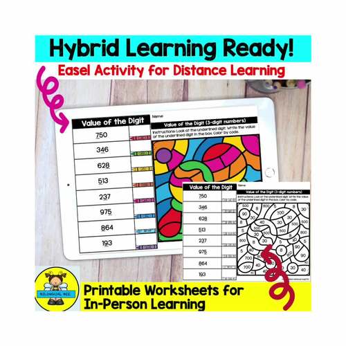 Cinco de Mayo Place Value Math Activities and Digital Assessment