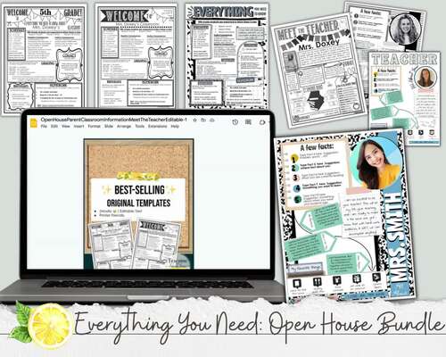 Editable Meet the Teacher Open House Night Parent Letter Information ...