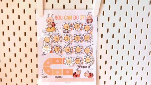 Behavior Reward Chart for Kids, Ladybug Sticker Chart, Printable To Do List