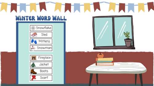 Winter Word Wall & Arctic Animal Word Wall by Willow and Jaymes | TPT