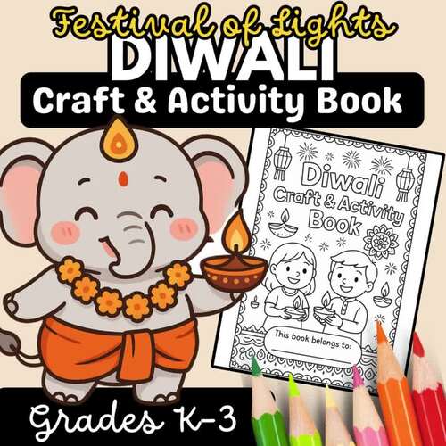 Diwali Craft & Activity Book | Festival of Lights Worksheets for ...