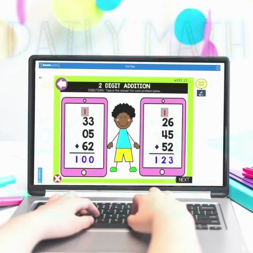 Boom Cards™ ELA and Math Daily Practice Week 6 | 2nd Grade ELA Spiral ...