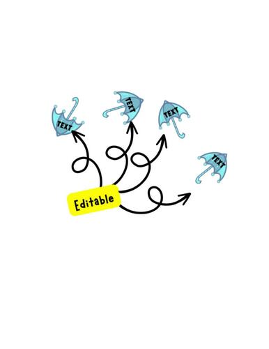 Spring Bulletin Board Kit | April Classroom Door Decor | Editable