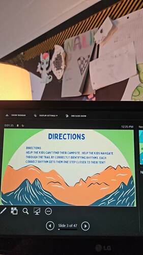 Campfire Quest Summer Rhythm Interactive Elementary Music Activity Game